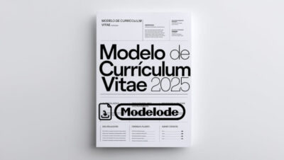 Modelo de currículum vitae 2025 en Word para editar [Perú]